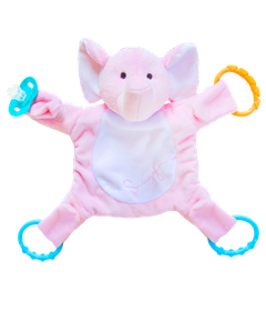 Snuggin Range of Plush Animal Pacifier Holders & Toys - Snuggin